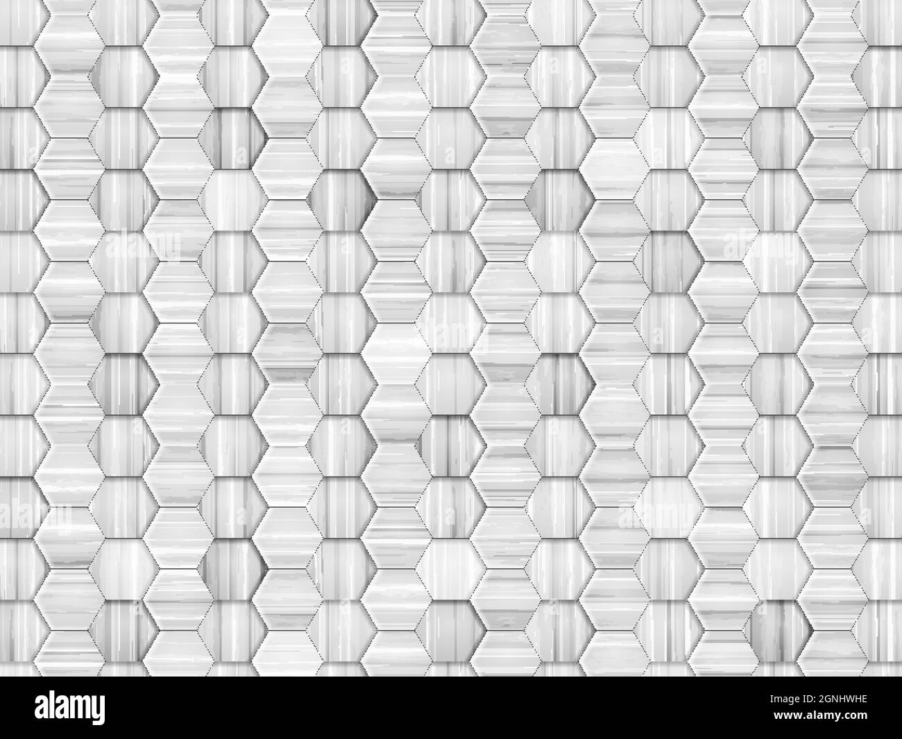 Background formed by wooden hexagon blocks. Vector illustration Stock ...