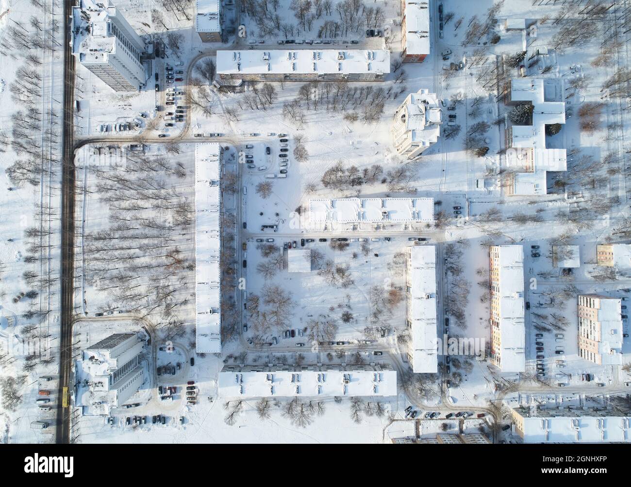 Aerial roof view hi-res stock photography and images - Alamy