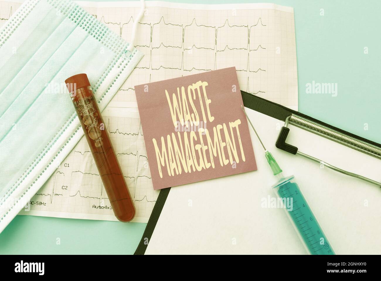 Conceptual display Waste Management. Internet Concept actions required ...