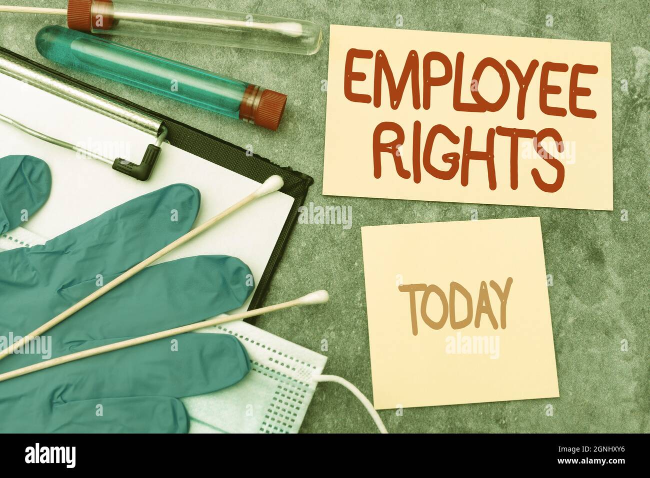 Hand writing sign Employee Rights. Business concept All employees have ...