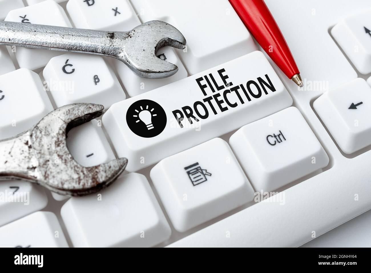 Inspiration Showing Sign File Protection Concept Meaning Preventing