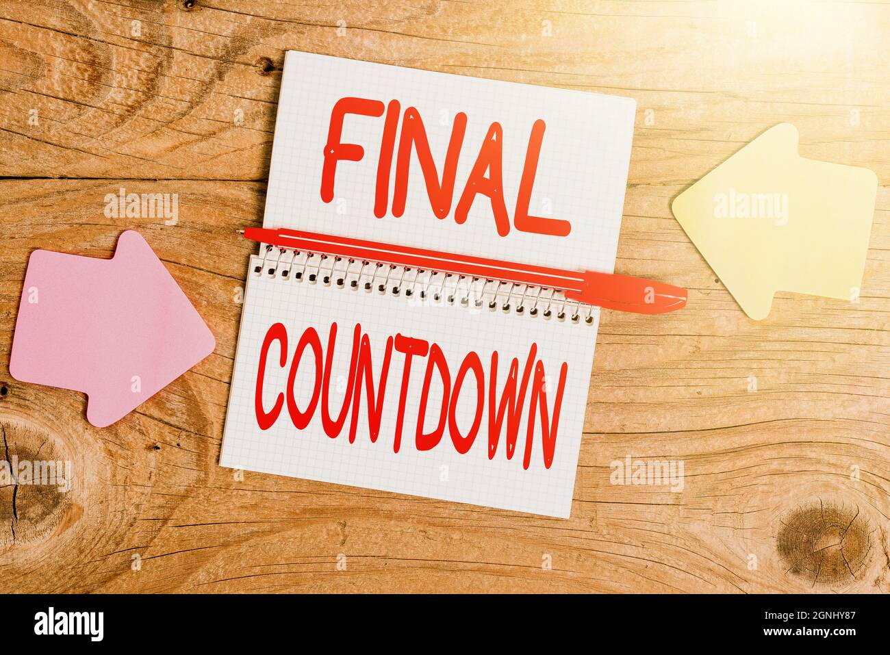 Handwriting text Final Countdown. Business overview Last moment of any ...