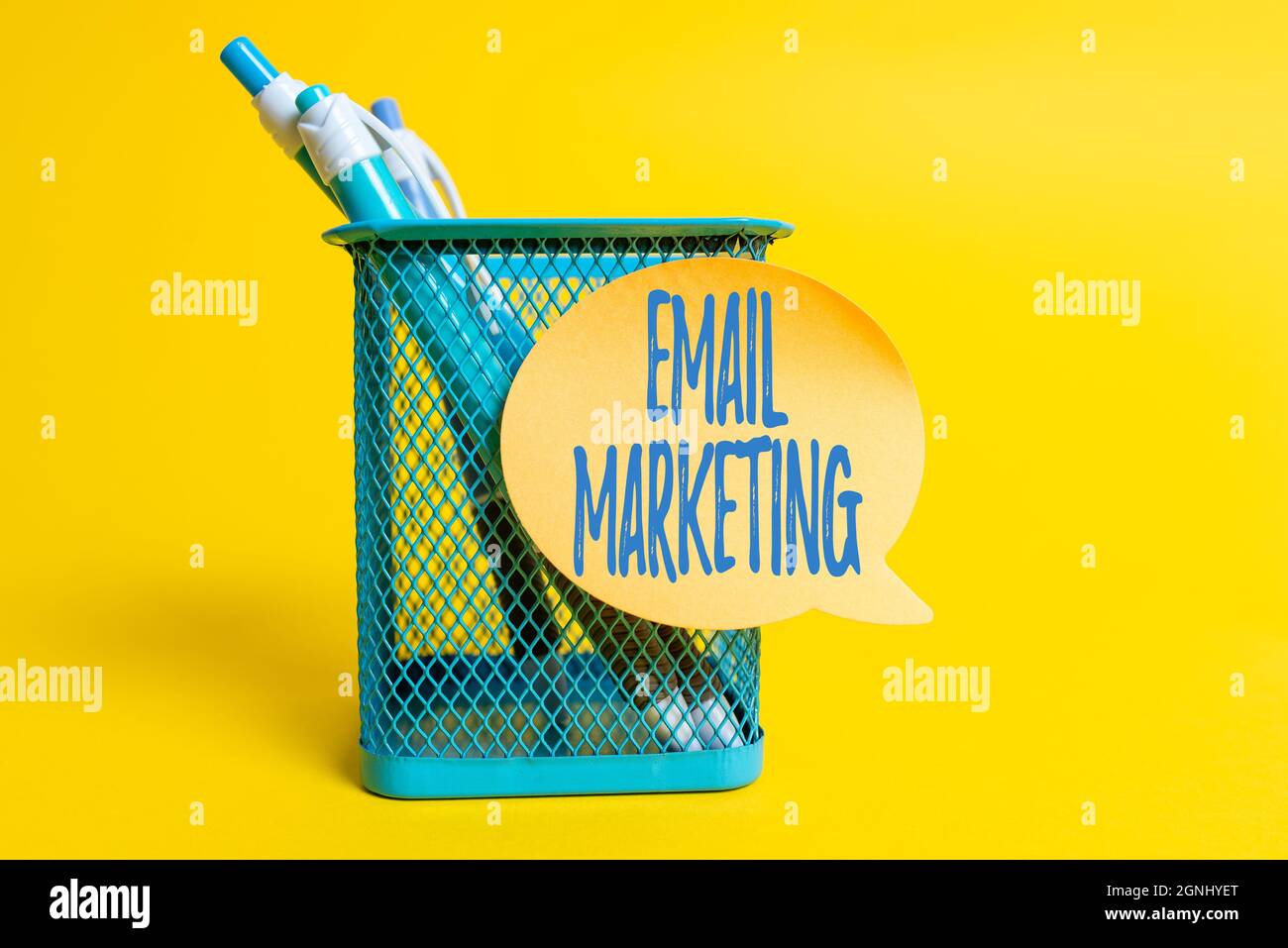 Writing Displaying Text Email Marketing Word Written On Sending A