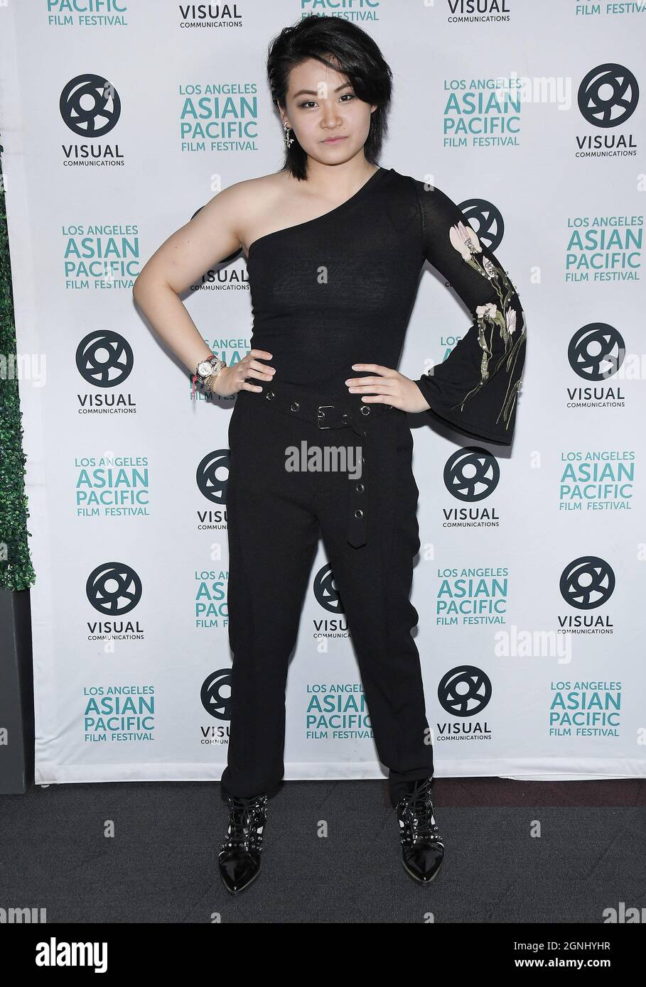 Tiffany Wu arrives at the 2021 Los Angeles Asian Pacific Film Festival ...