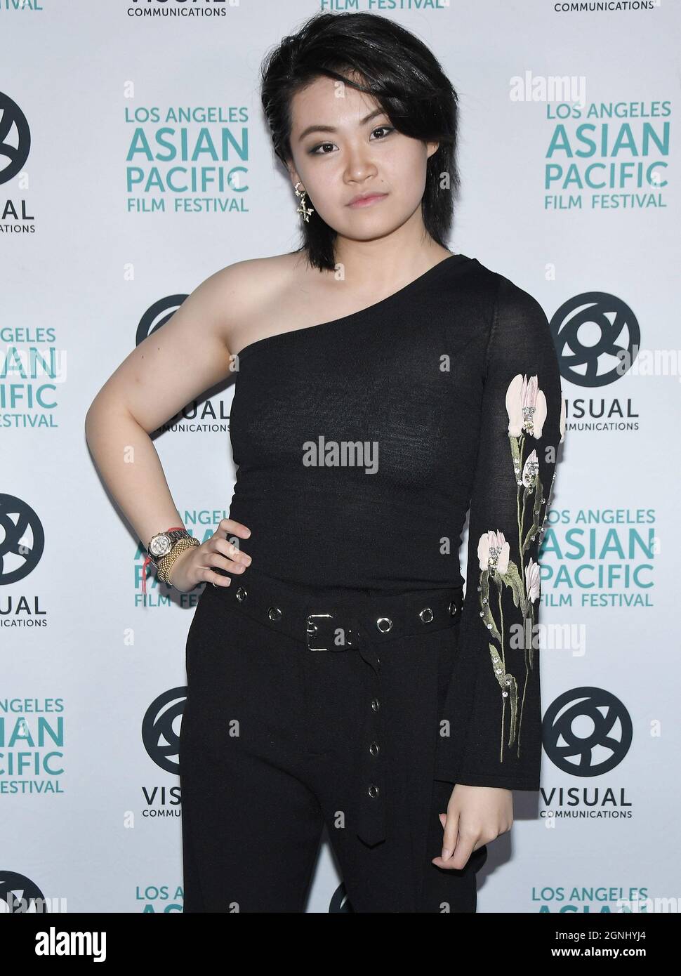Tiffany Wu arrives at the 2021 Los Angeles Asian Pacific Film Festival ...