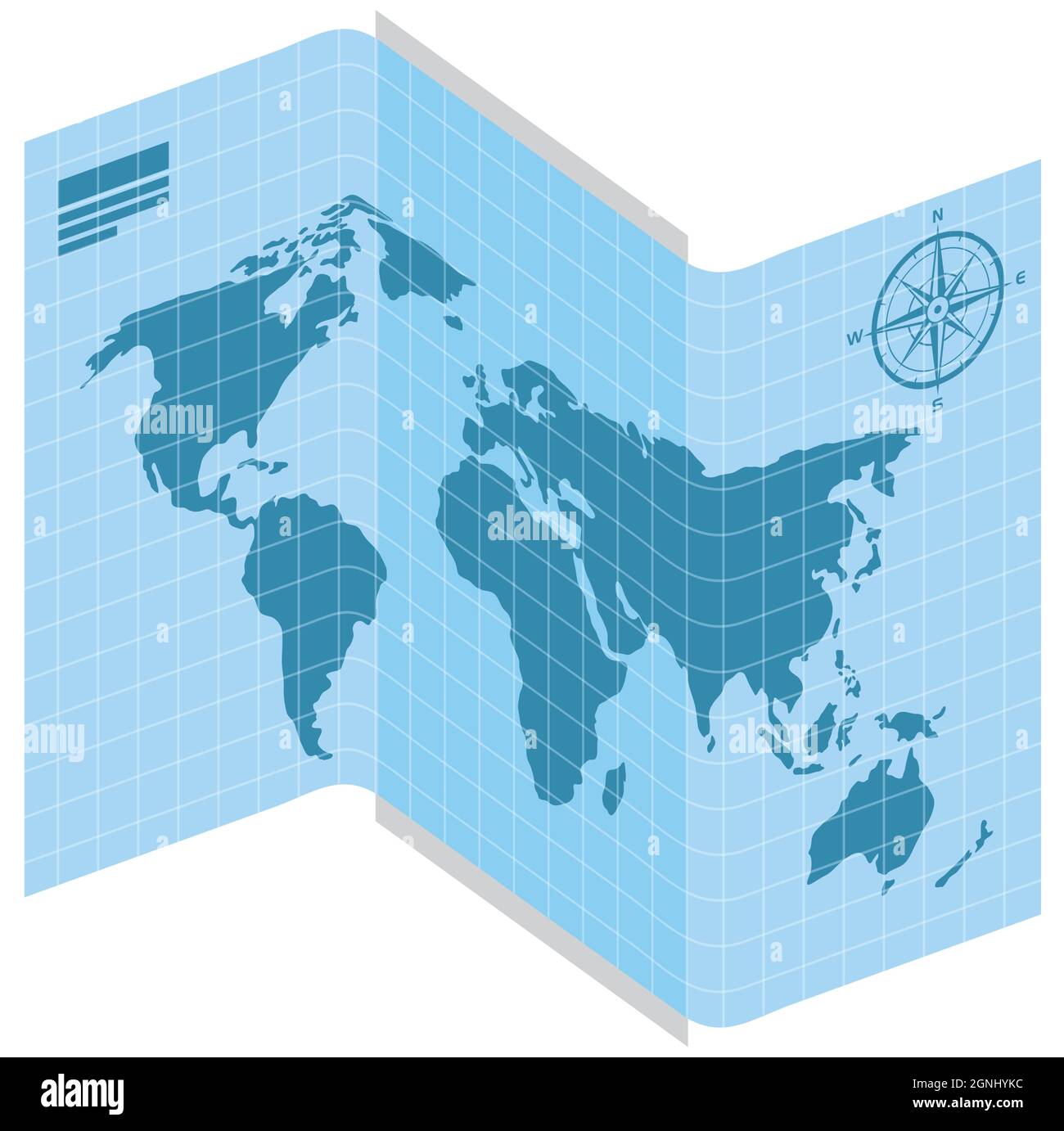 world planet paper map Stock Vector Image & Art - Alamy