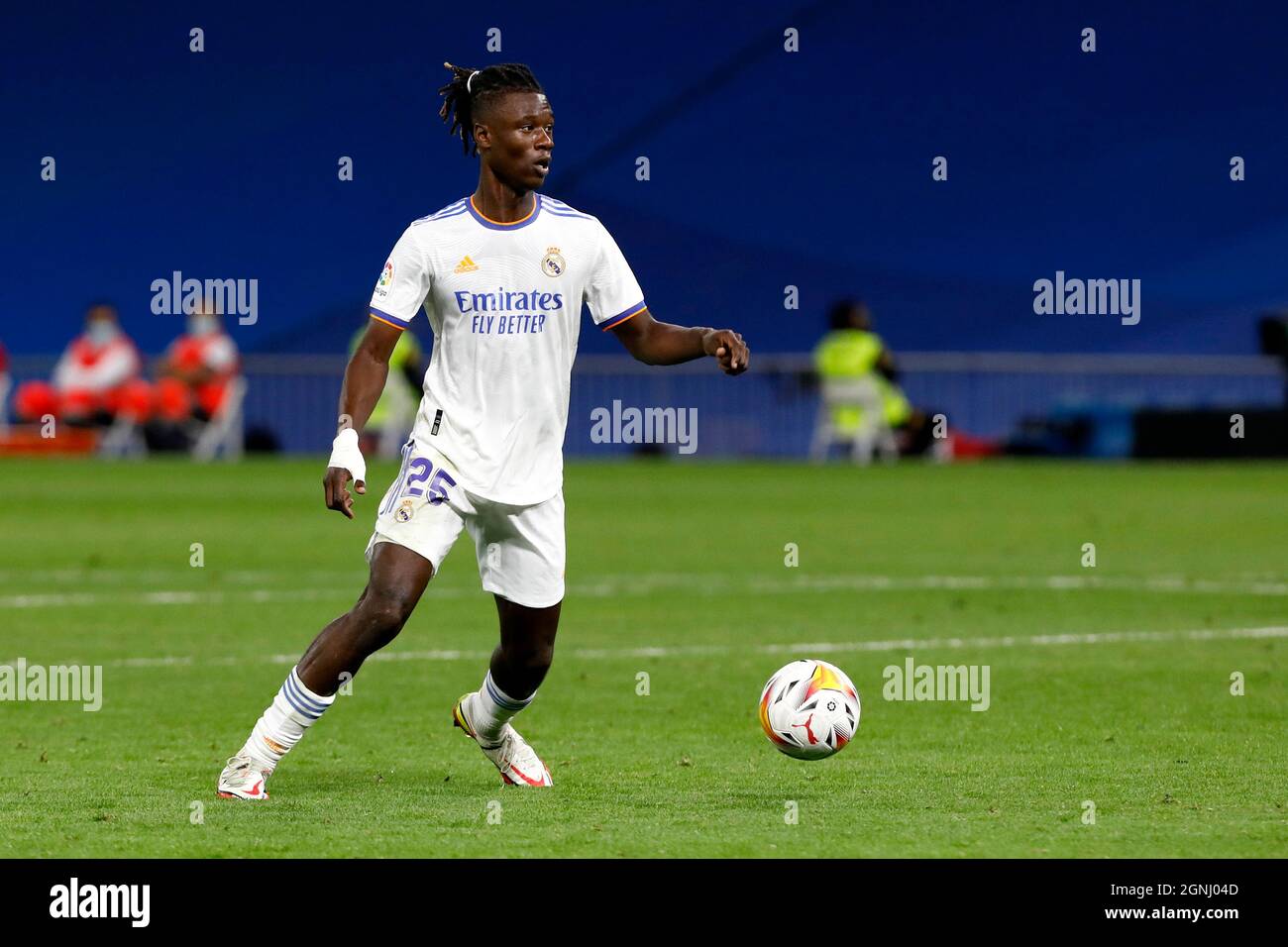 Eduardo Camavinga of Real Madrid in action during the La Liga match ...