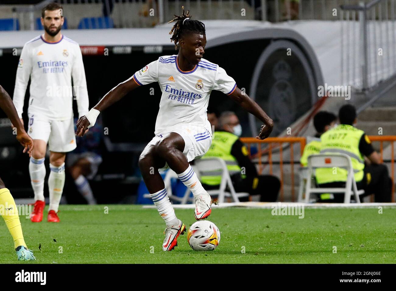 Eduardo Camavinga of Real Madrid in action during the La Liga match ...