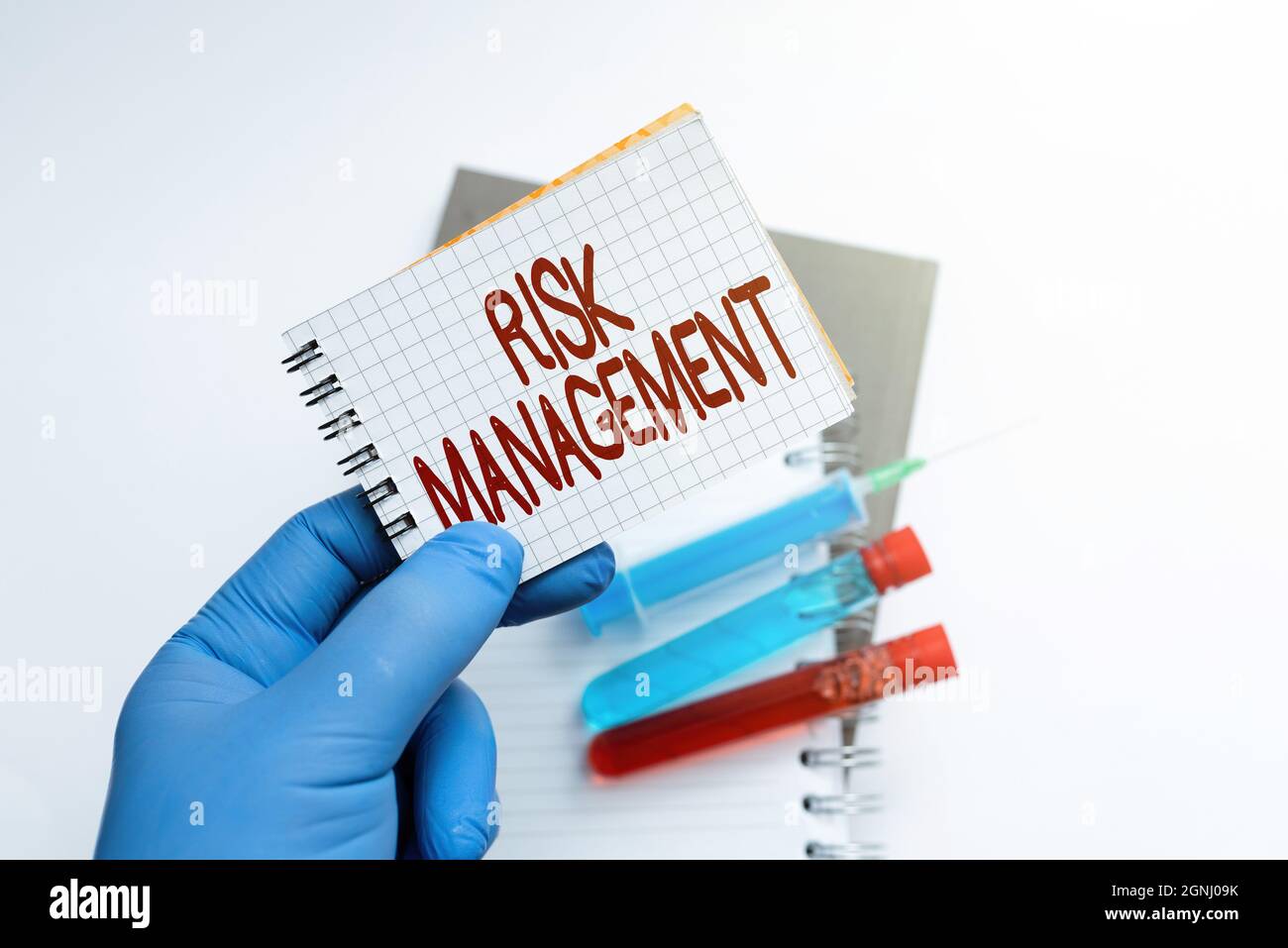 Text caption presenting Risk Management. Word Written on evaluation of ...