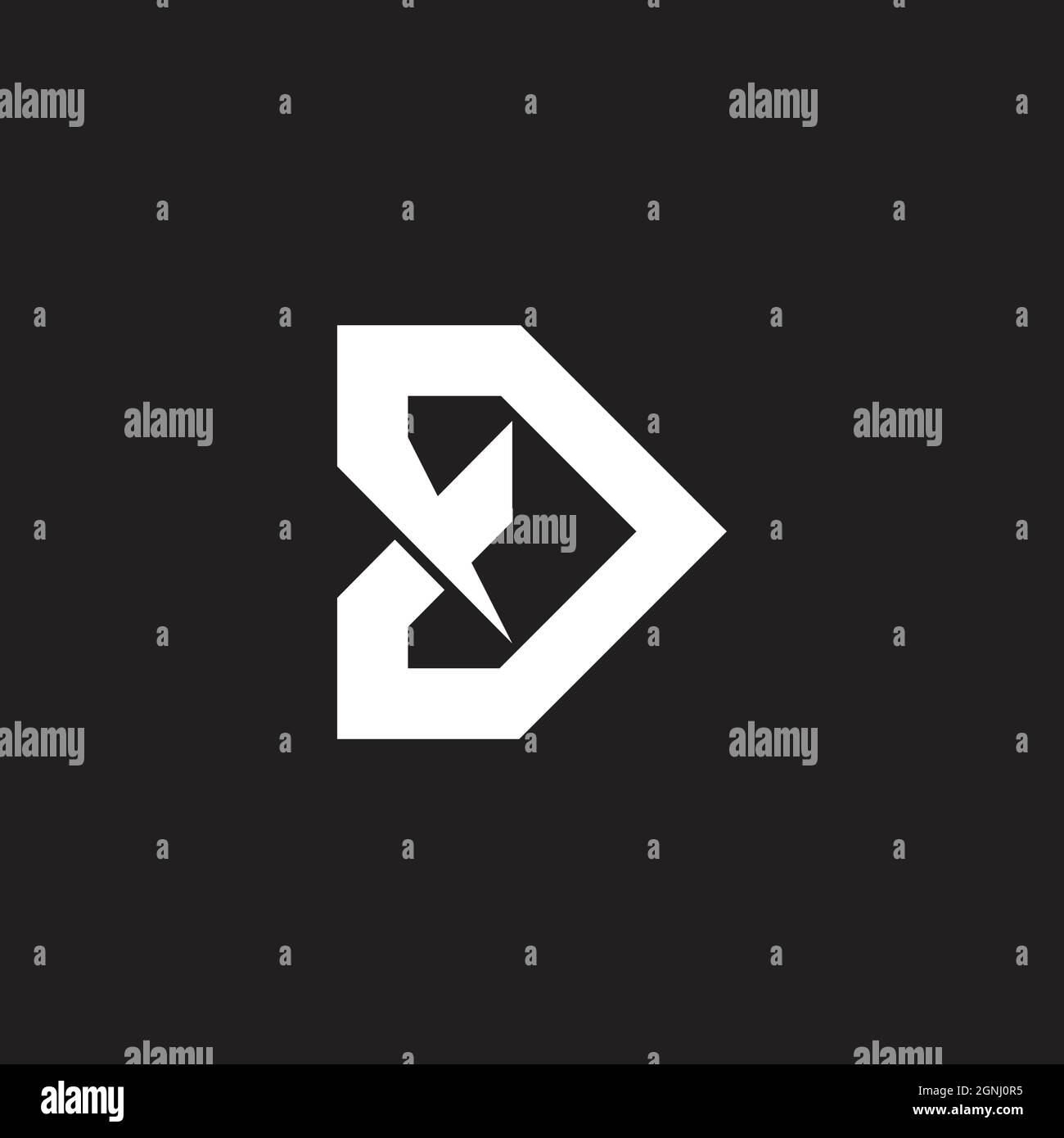 Grunge simple font modern Stock Vector Images - Alamy