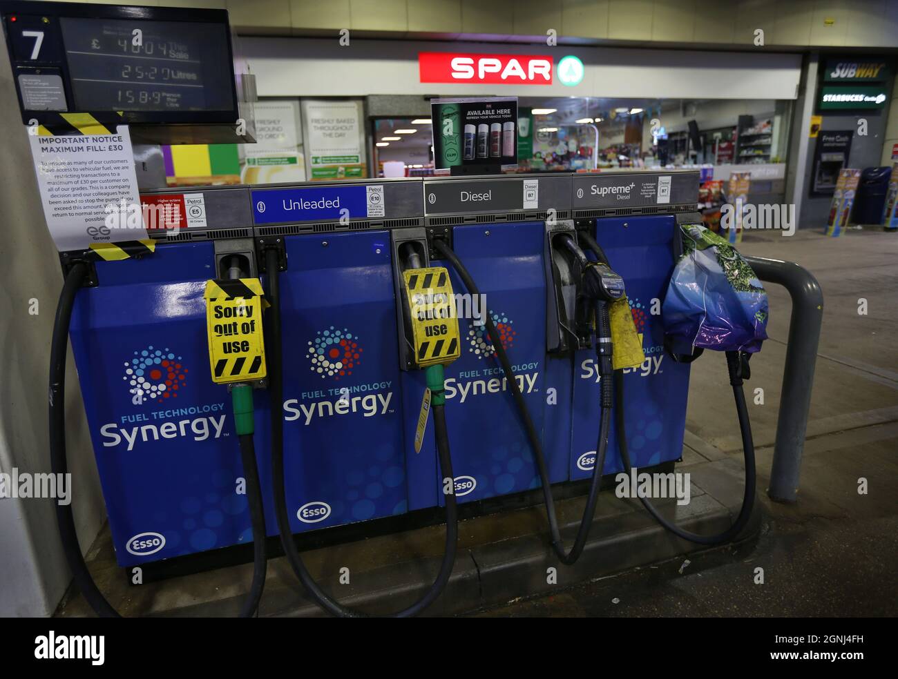 Peterborough service station hi-res stock photography and images - Alamy