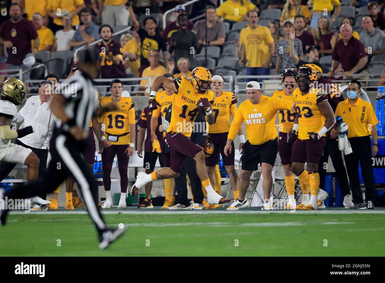 Colorado Buffaloes vs. Arizona State Sun Devils Stock Photo - Alamy