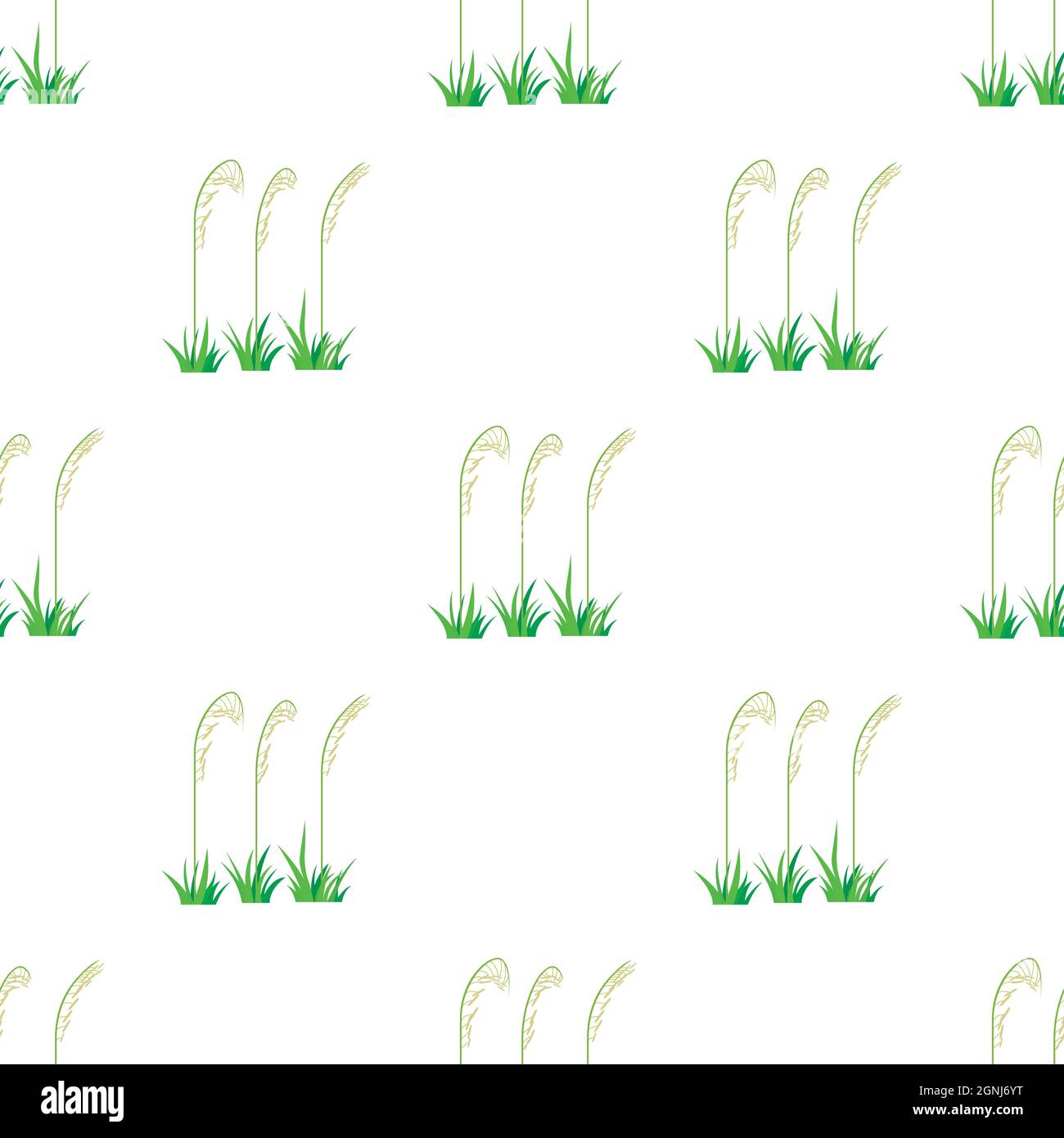 Three plants pattern seamless background texture repeat wallpaper ...