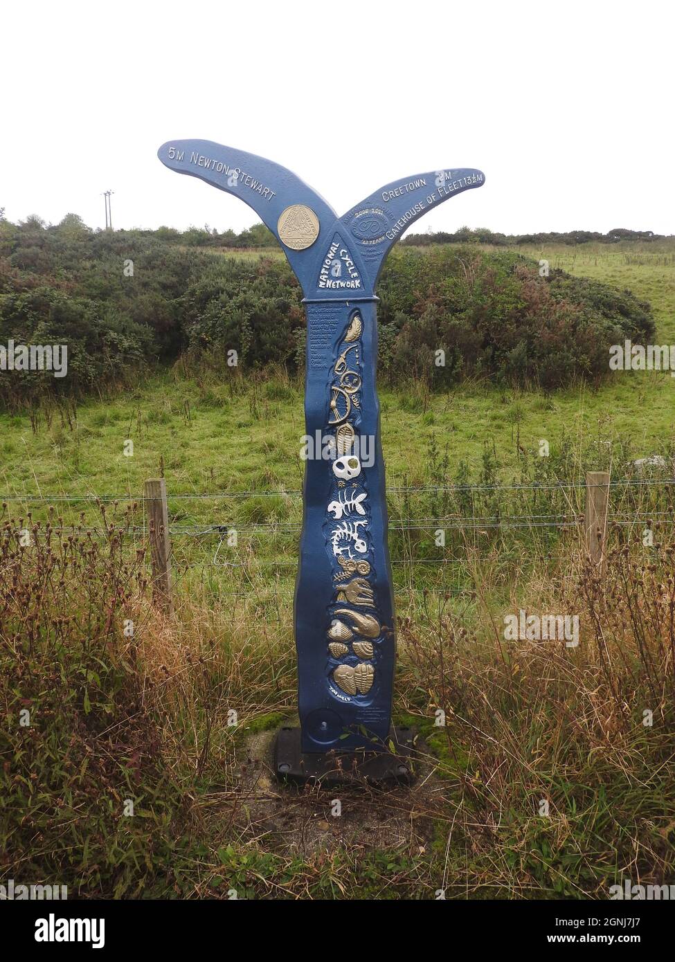 Scotland National Cycle Route 7 Palnure to Creetown section , Dumfries ...