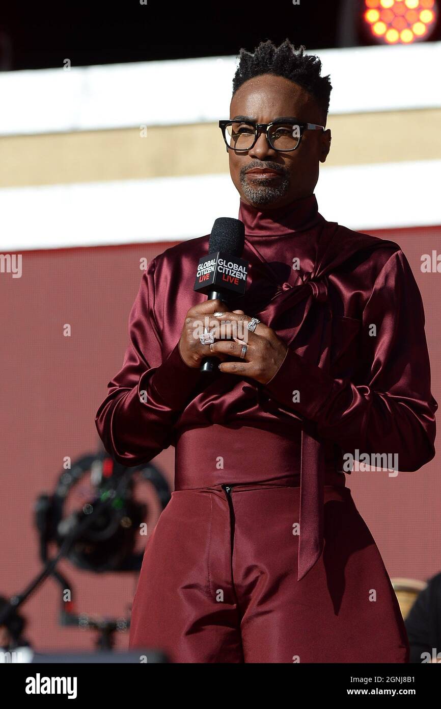 New York, NY, USA. 25th Sep, 2021. Billy Porter on stage for Global ...