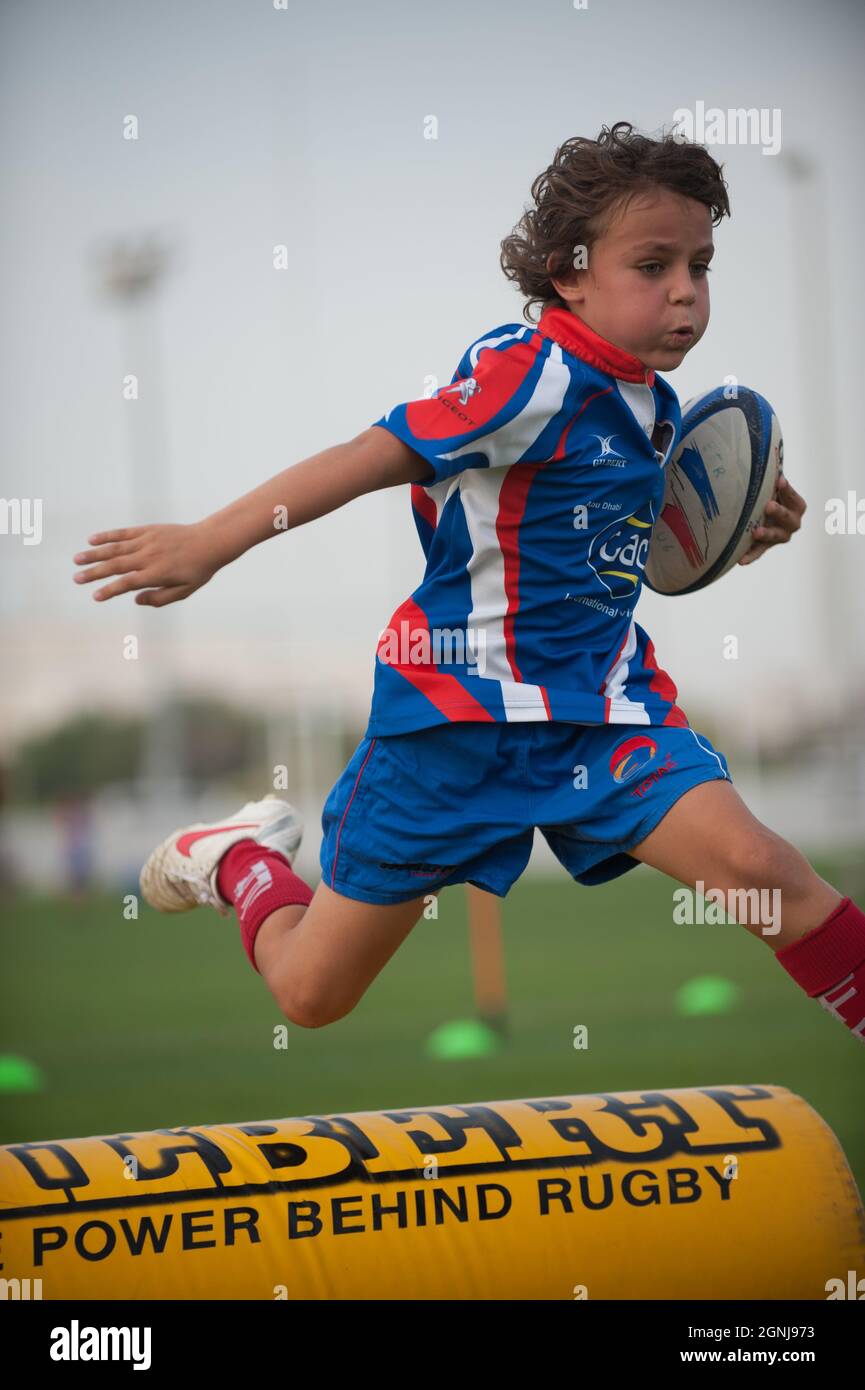 young kids paying rugby Stock Photo - Alamy
