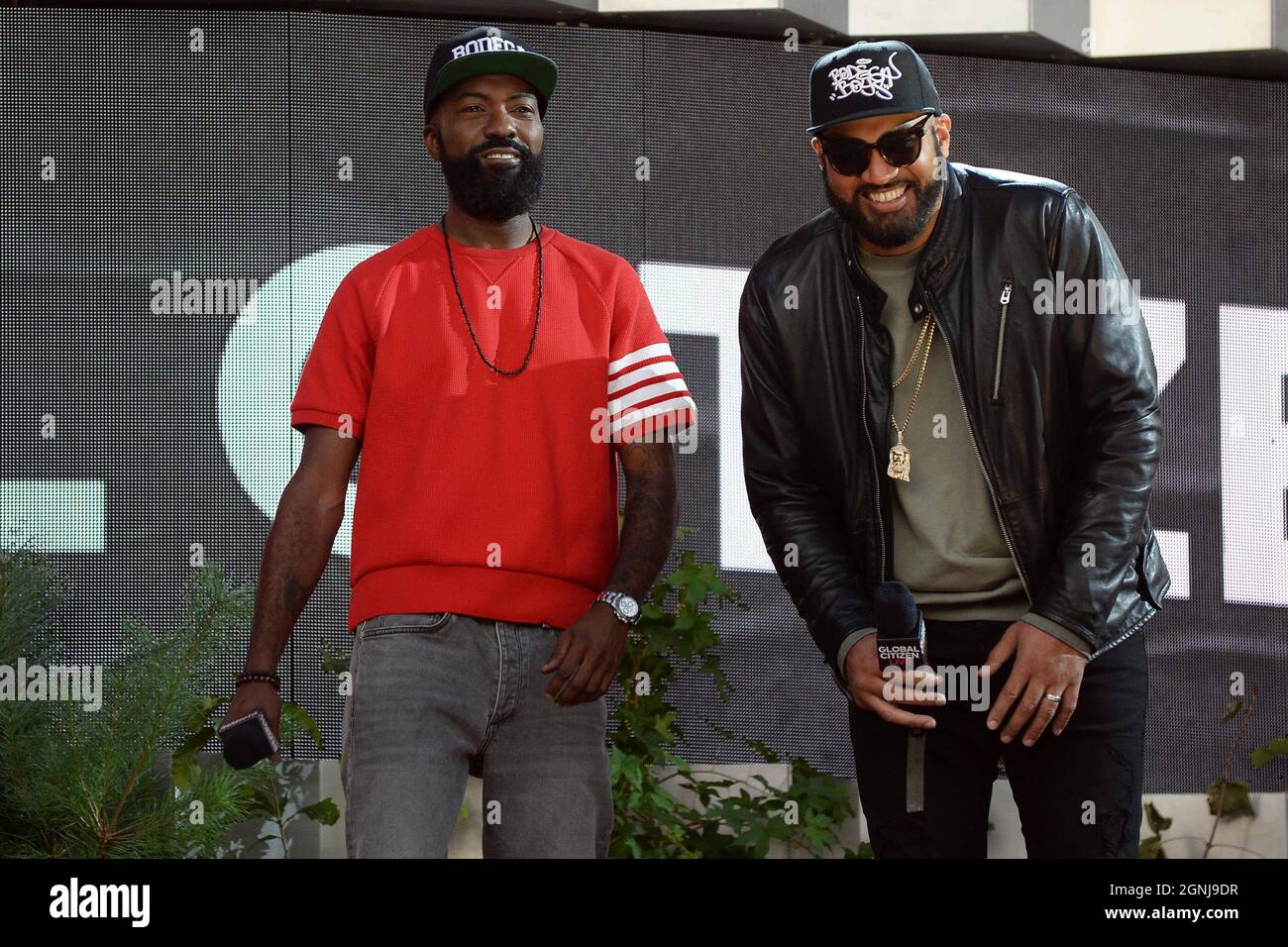 New York, NY, USA. 25th Sep, 2021. Desus Nice, The Kid Mero on stage ...