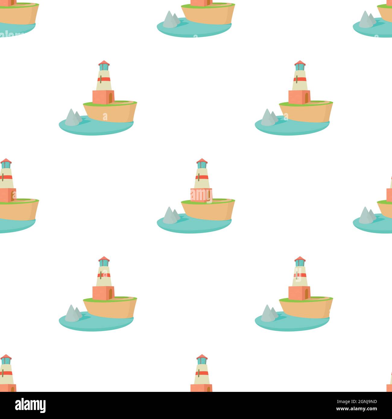 Lighthouse pattern seamless background texture repeat wallpaper ...