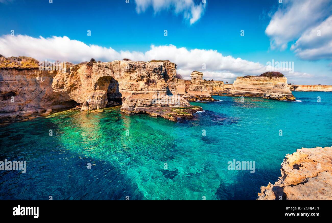 Astonishing summer view of popular tourist attraction - Torre Sant ...