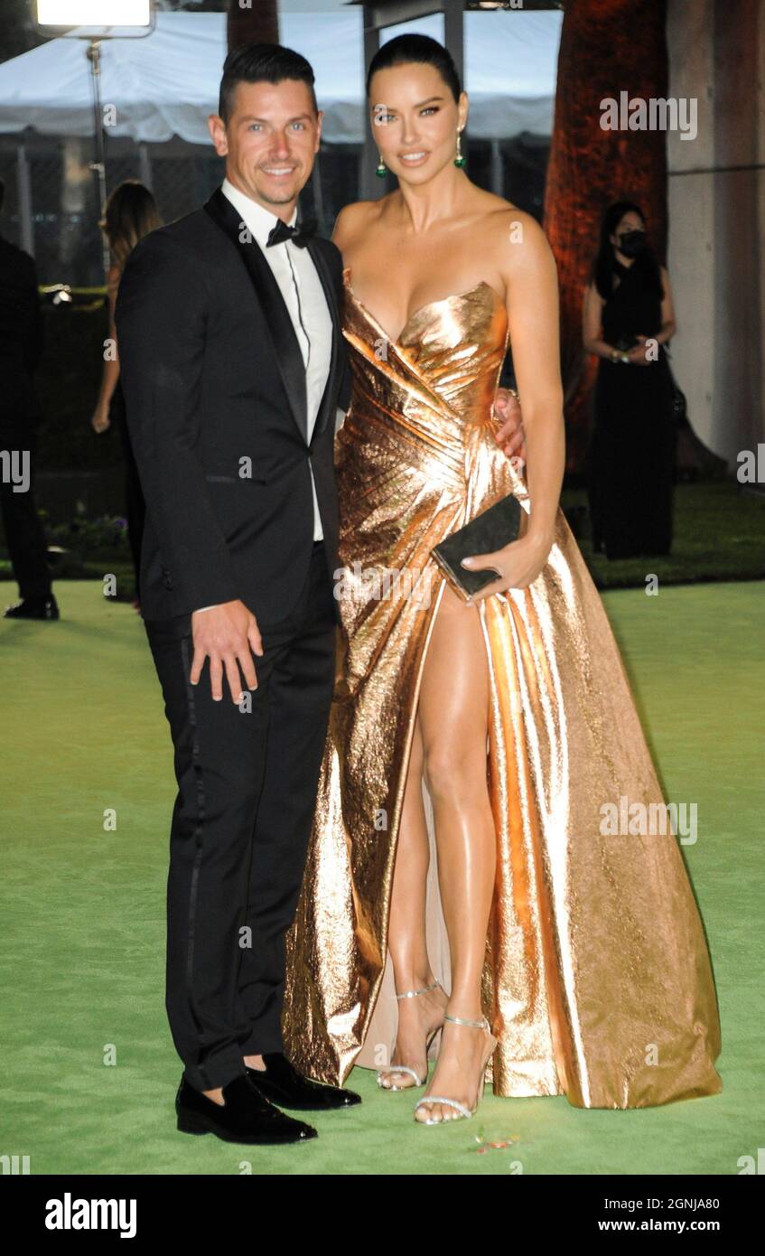 Los Angeles, CA. 25th Sep, 2021. Andre L III, Adriana Lima at arrivals ...