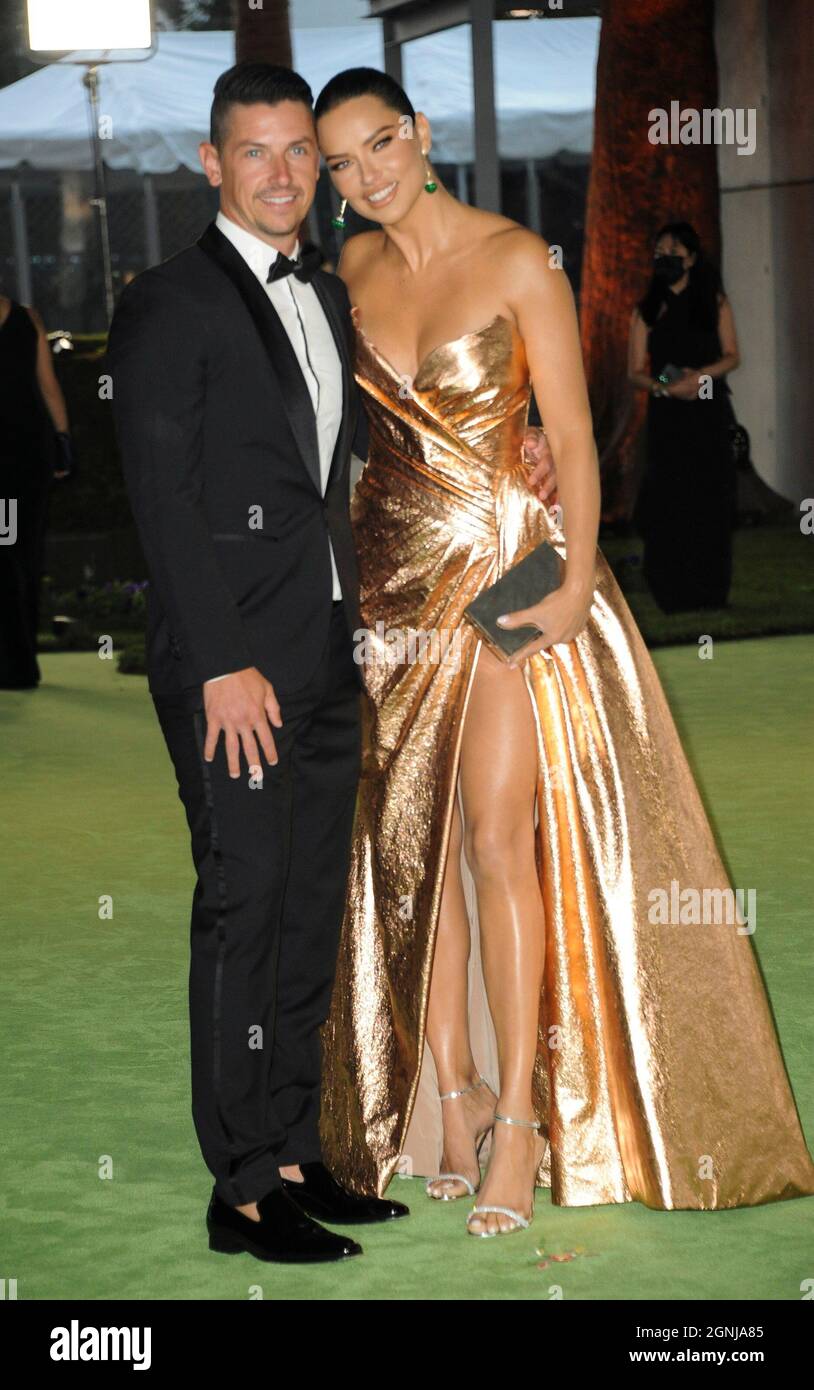 Los Angeles, CA. 25th Sep, 2021. Andre L III, Adriana Lima at arrivals ...