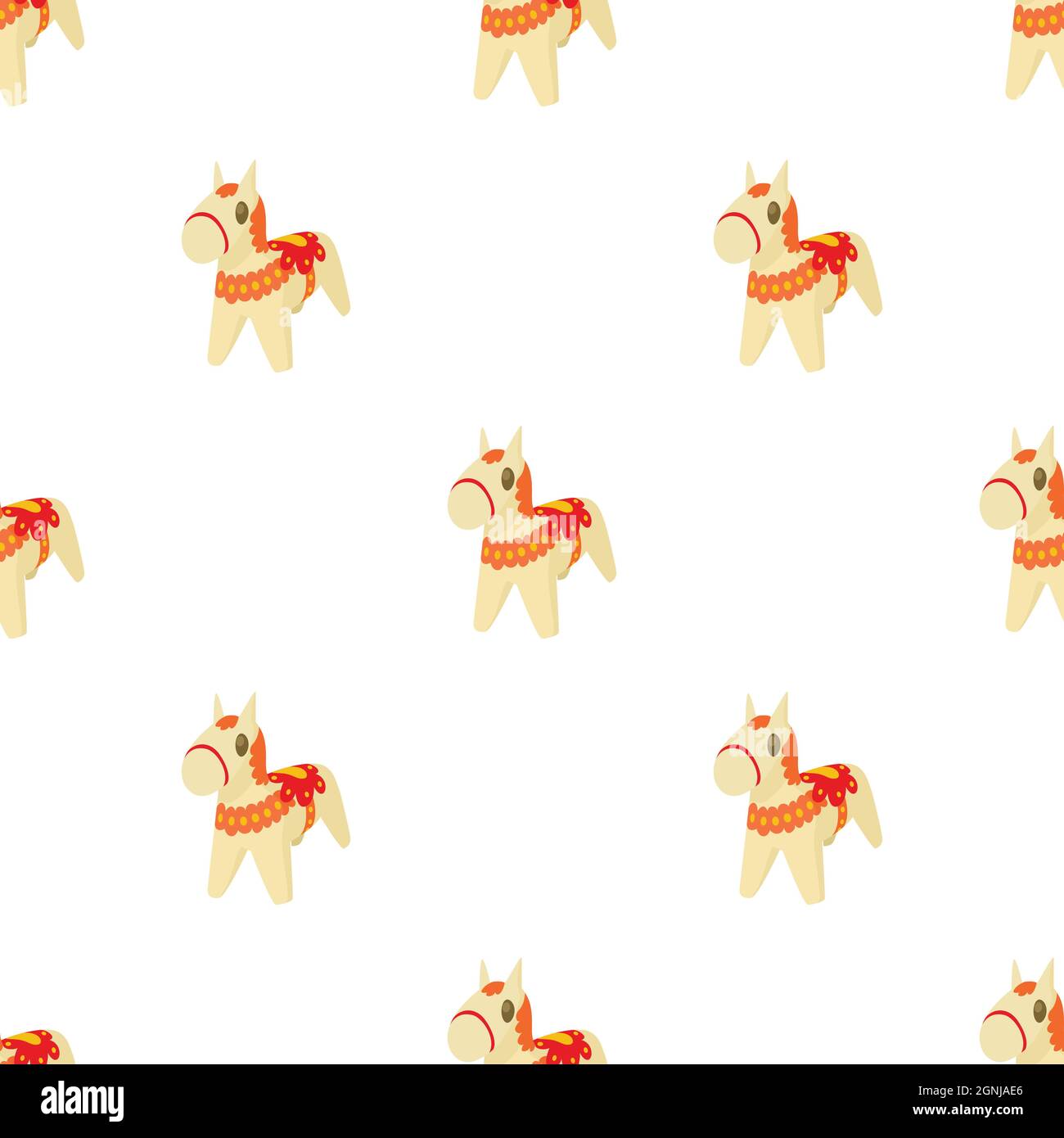 Toy horse pattern seamless background texture repeat wallpaper ...