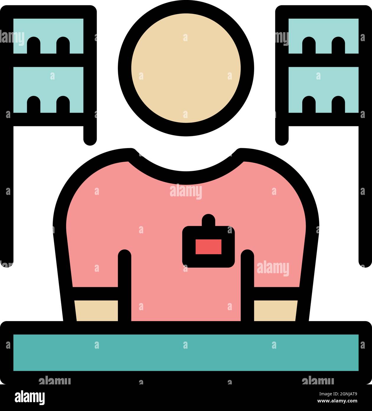 Shopkeeper till Cut Out Stock Images & Pictures - Alamy