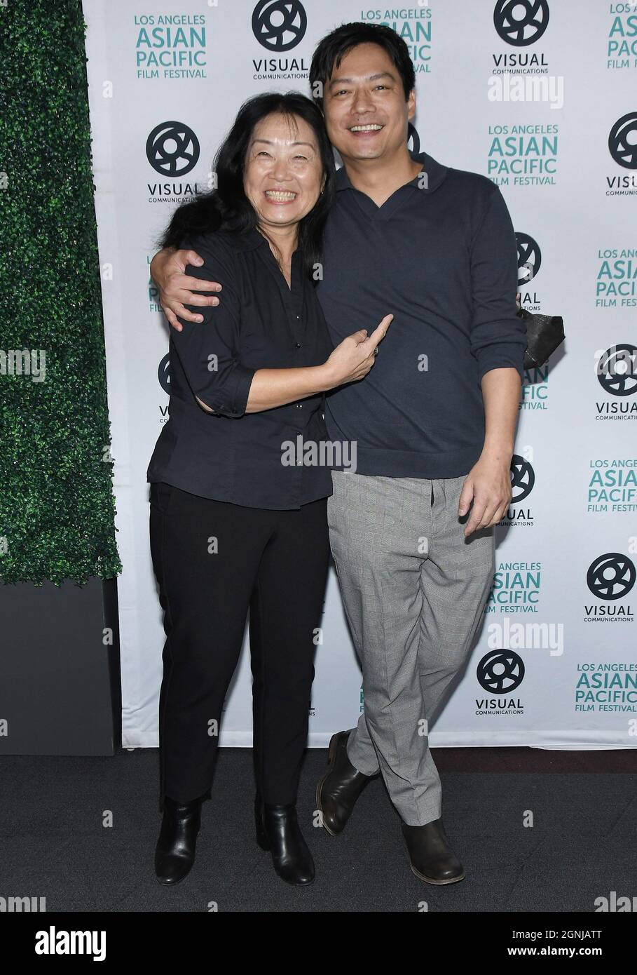 (L-R) Director Anna Chi and Archie Kao at the 2021 Los Angeles Asian ...
