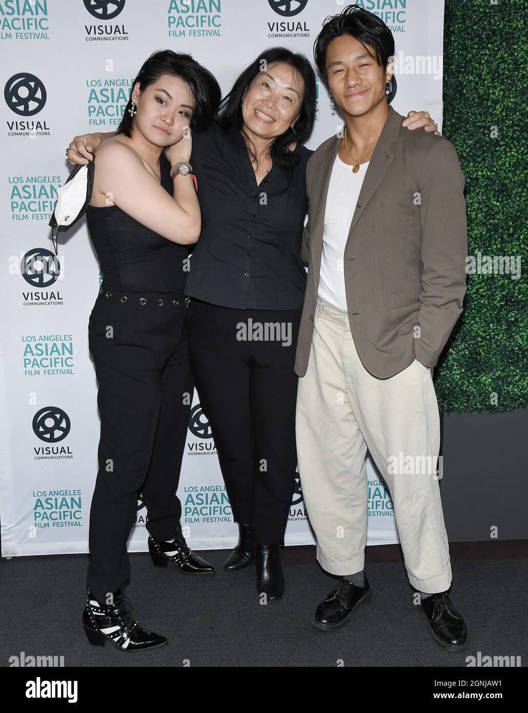 Los Angeles, USA. 25th Sep, 2021. (L-R) Tiffany Wu, Director Anna Chi ...