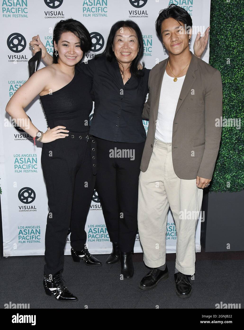Los Angeles, USA. 25th Sep, 2021. (L-R) Tiffany Wu, Director Anna Chi ...