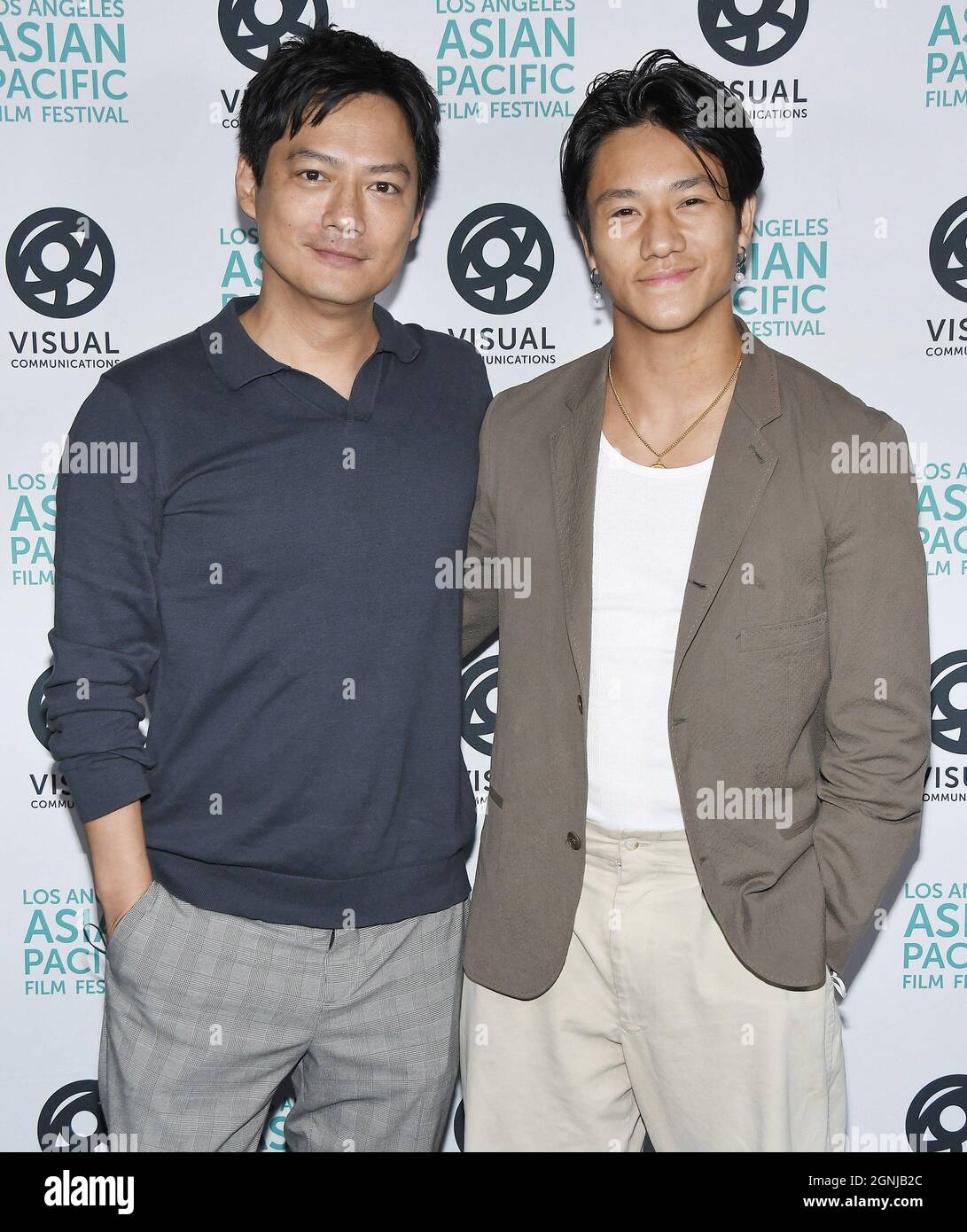 Los Angeles, USA. 25th Sep, 2021. (L-R) Archie Kao and Brandon Soo Hoo ...