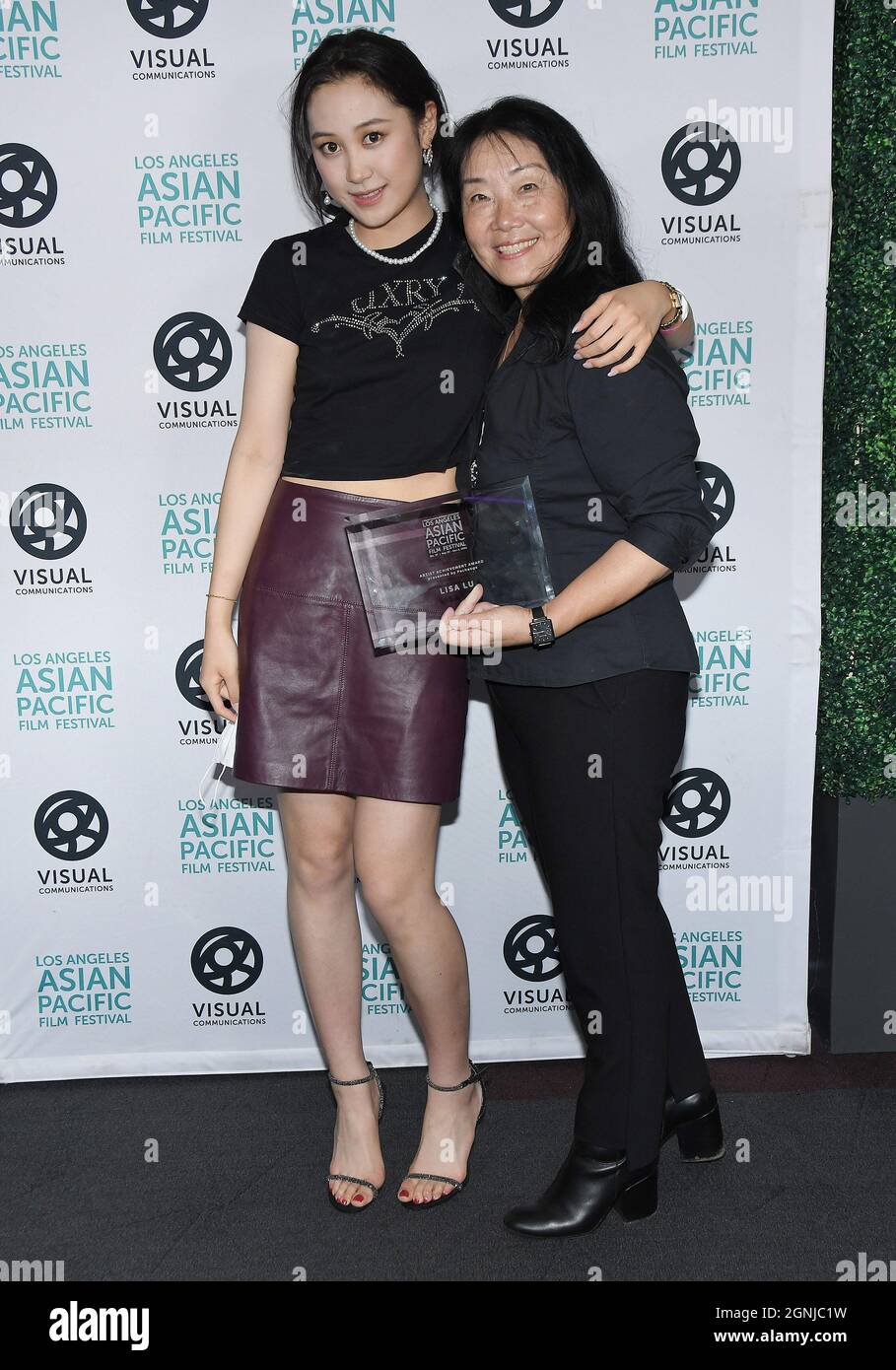 (L-R) Rochelle Ying and Director Anna Chi at the 2021 Los Angeles Asian ...