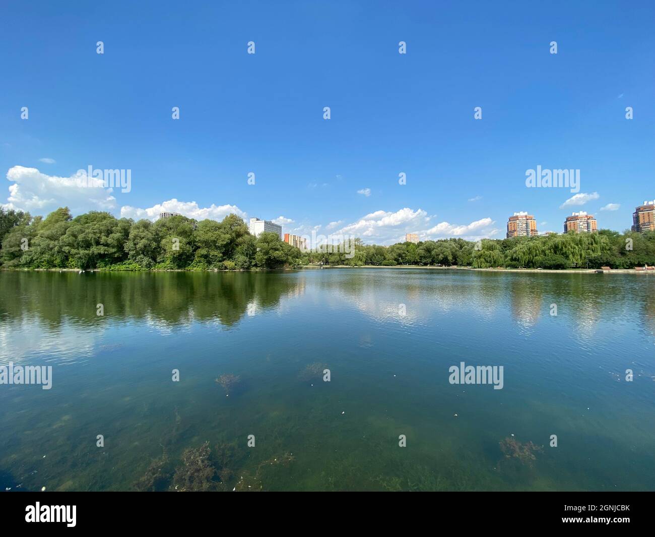 summer in city park at dry sunny day Stock Photo - Alamy
