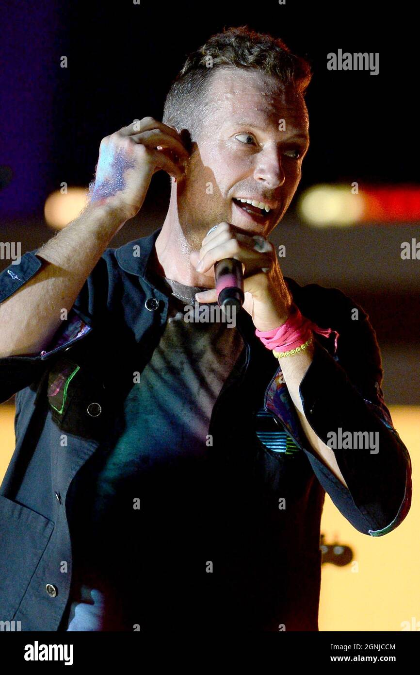 New York, NY, USA. 25th Sep, 2021. Chris Martin on stage for Global ...