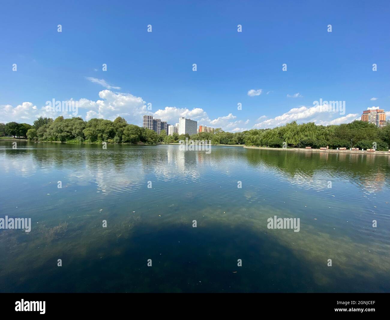 summer in city park at dry sunny day Stock Photo - Alamy