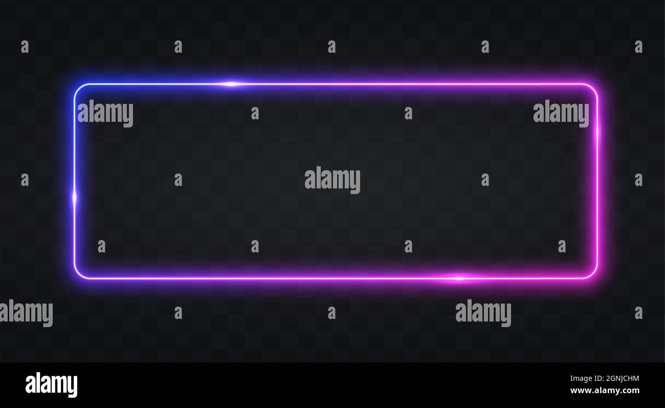 Neon frame for your design Stock Vector Image & Art - Alamy
