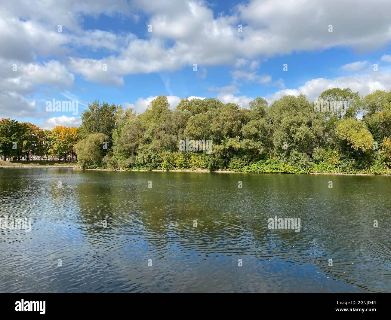 summer in city park at dry sunny day Stock Photo - Alamy