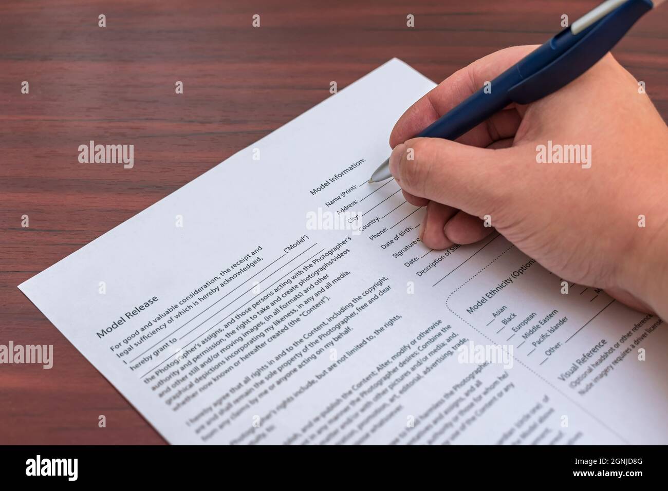 Release of photographs hi-res stock photography and images - Alamy