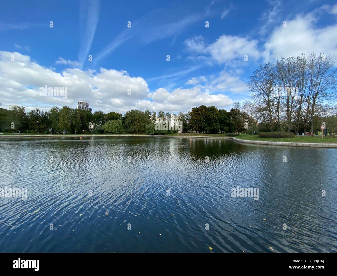 summer in city park at dry sunny day Stock Photo - Alamy