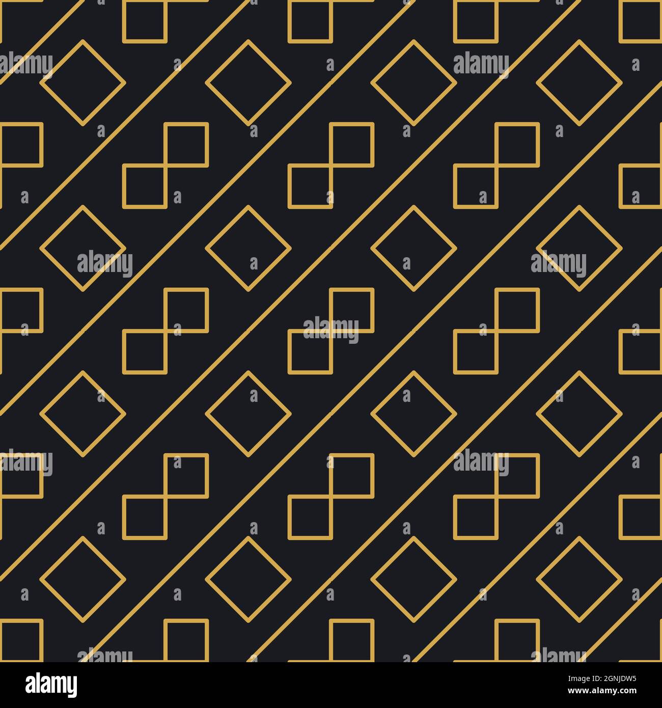 Abstract seamless geometric gold linear pattern for packaging, design ...