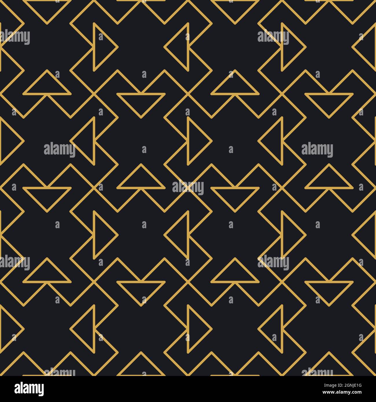 Abstract seamless geometric gold linear pattern for packaging, design ...