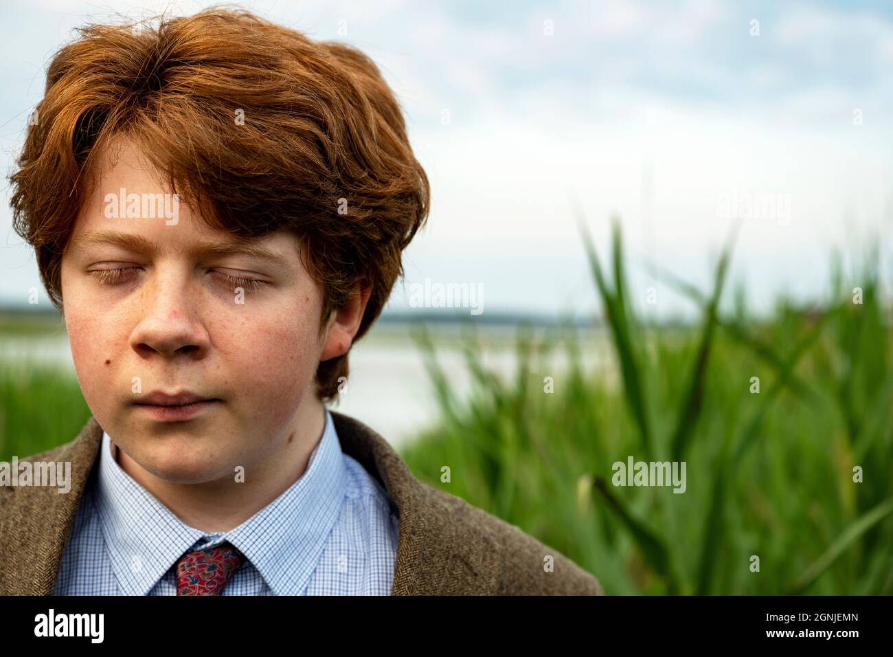 Eyes teenager boy hi-res stock photography and images - Alamy