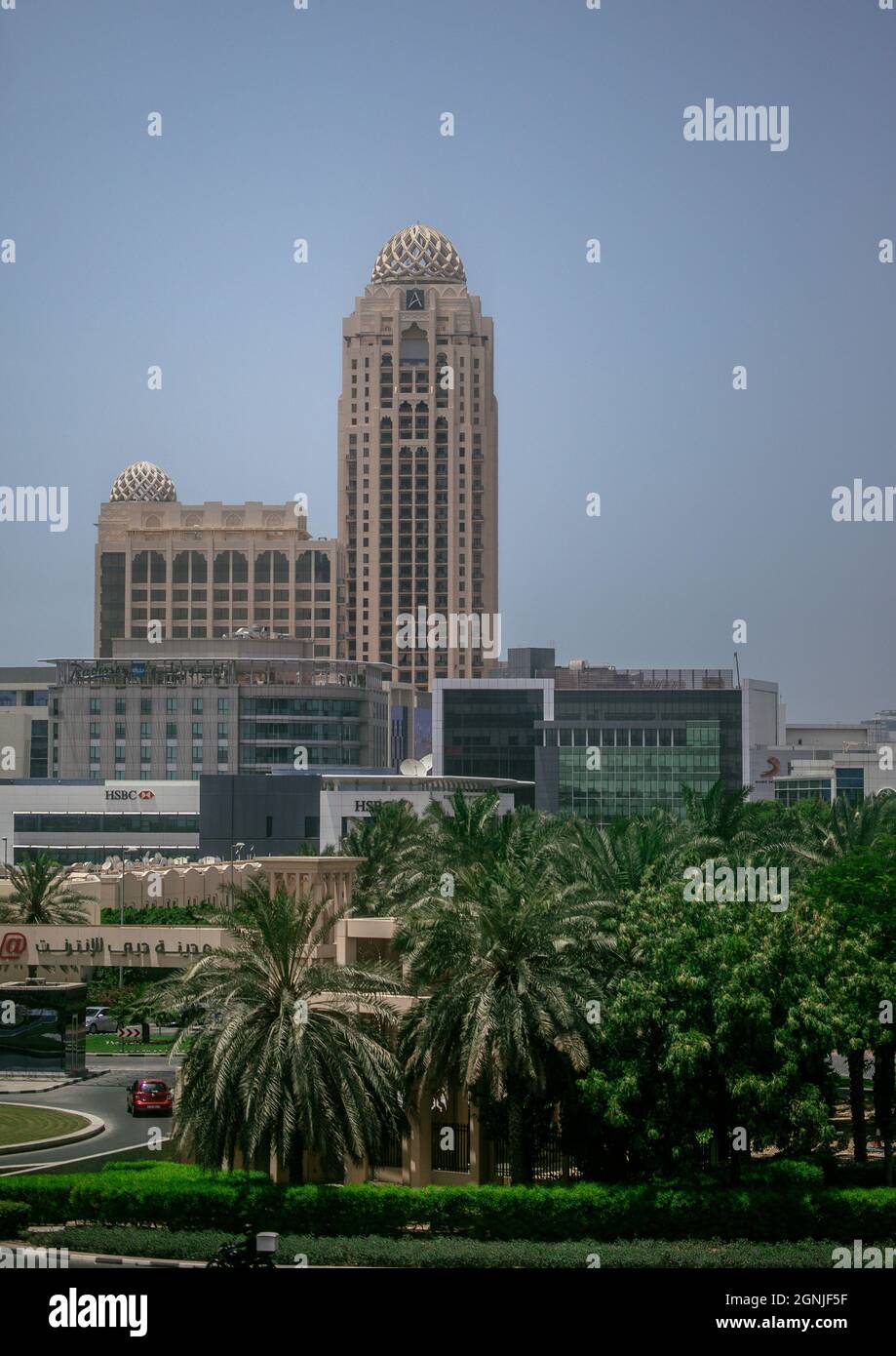 Tecom skyscraper dubai hi-res stock photography and images - Alamy