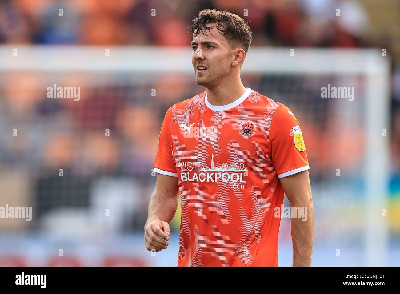 Ryan Wintle #8 of Blackpool during the game Stock Photo - Alamy