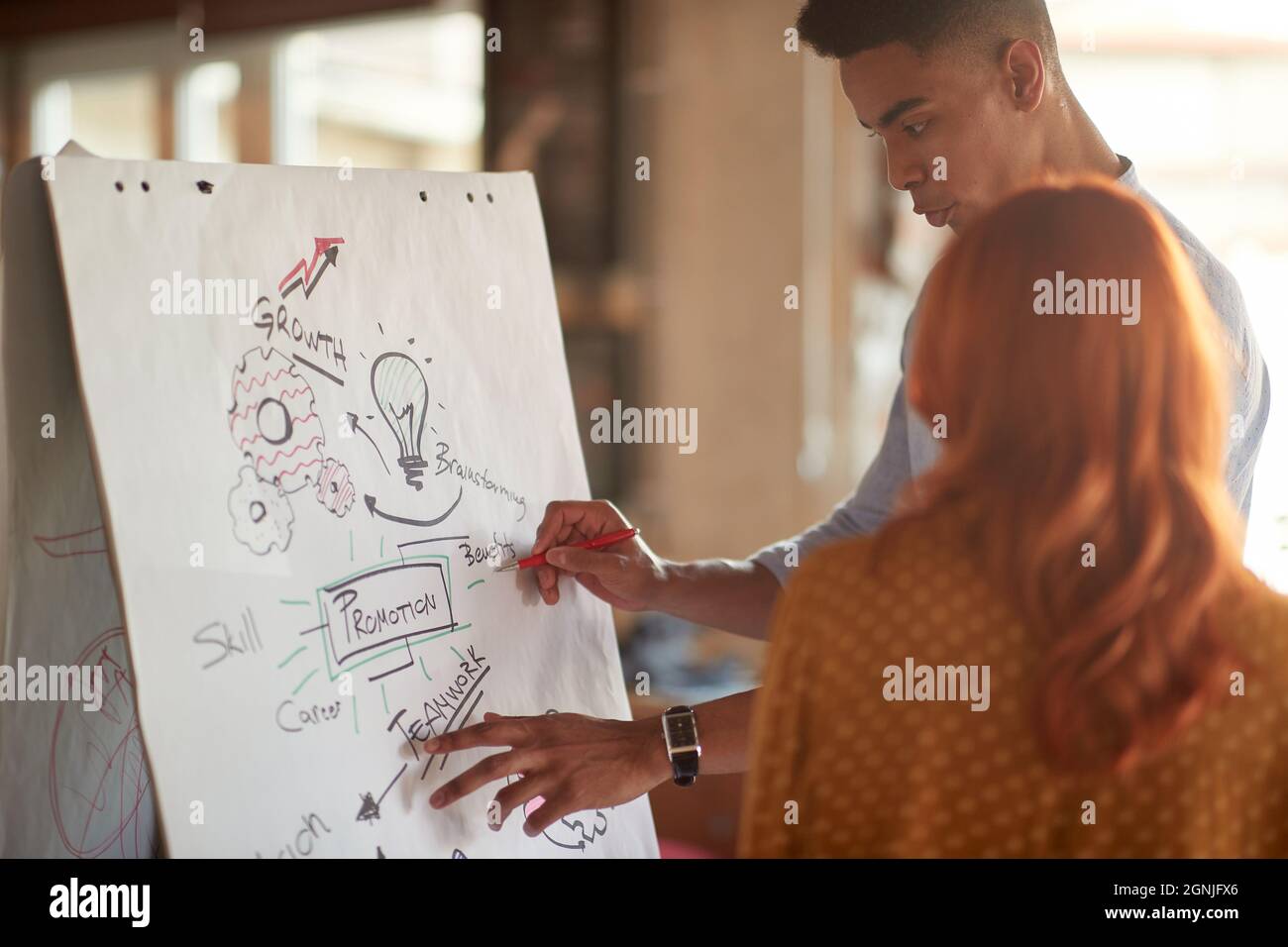 Team work drawing hi-res stock photography and images - Alamy
