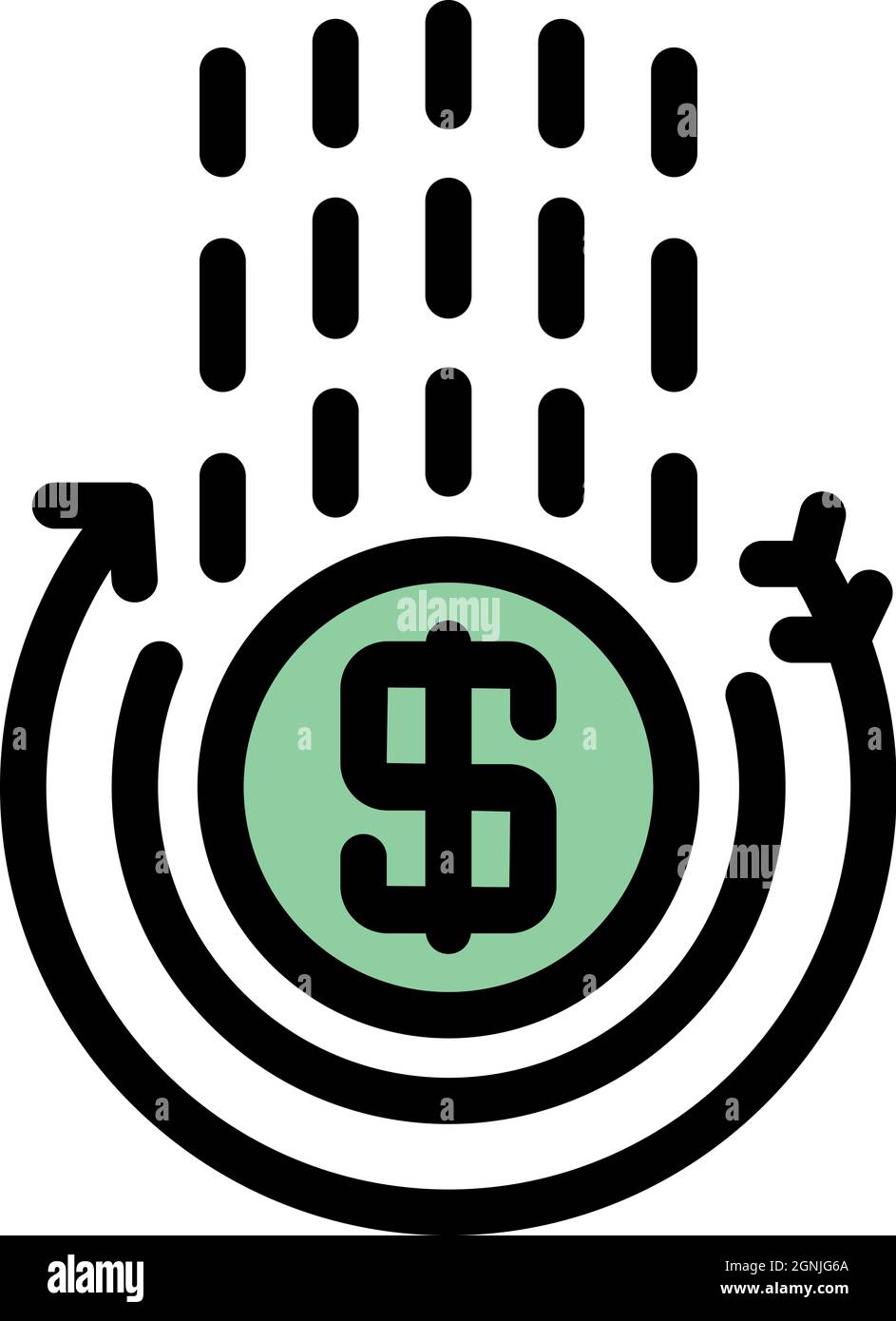 Money small change Stock Vector Images - Alamy