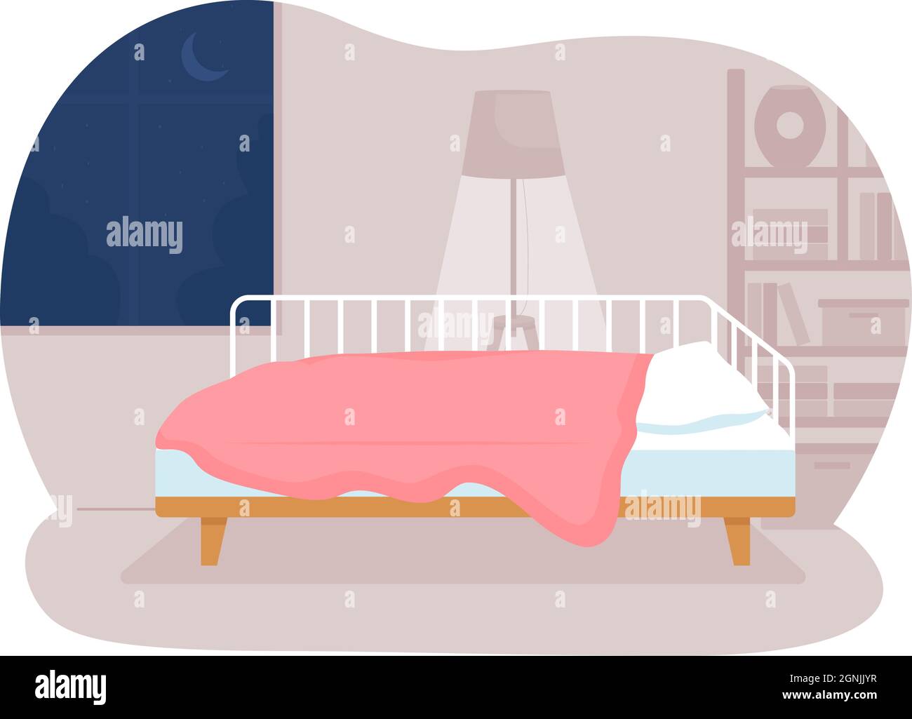 Teen bedroom poster Stock Vector Images - Alamy