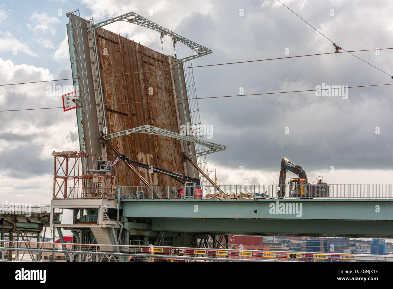 Gothenburg, Sweden - August 16 2021: The old and decomissioned ...
