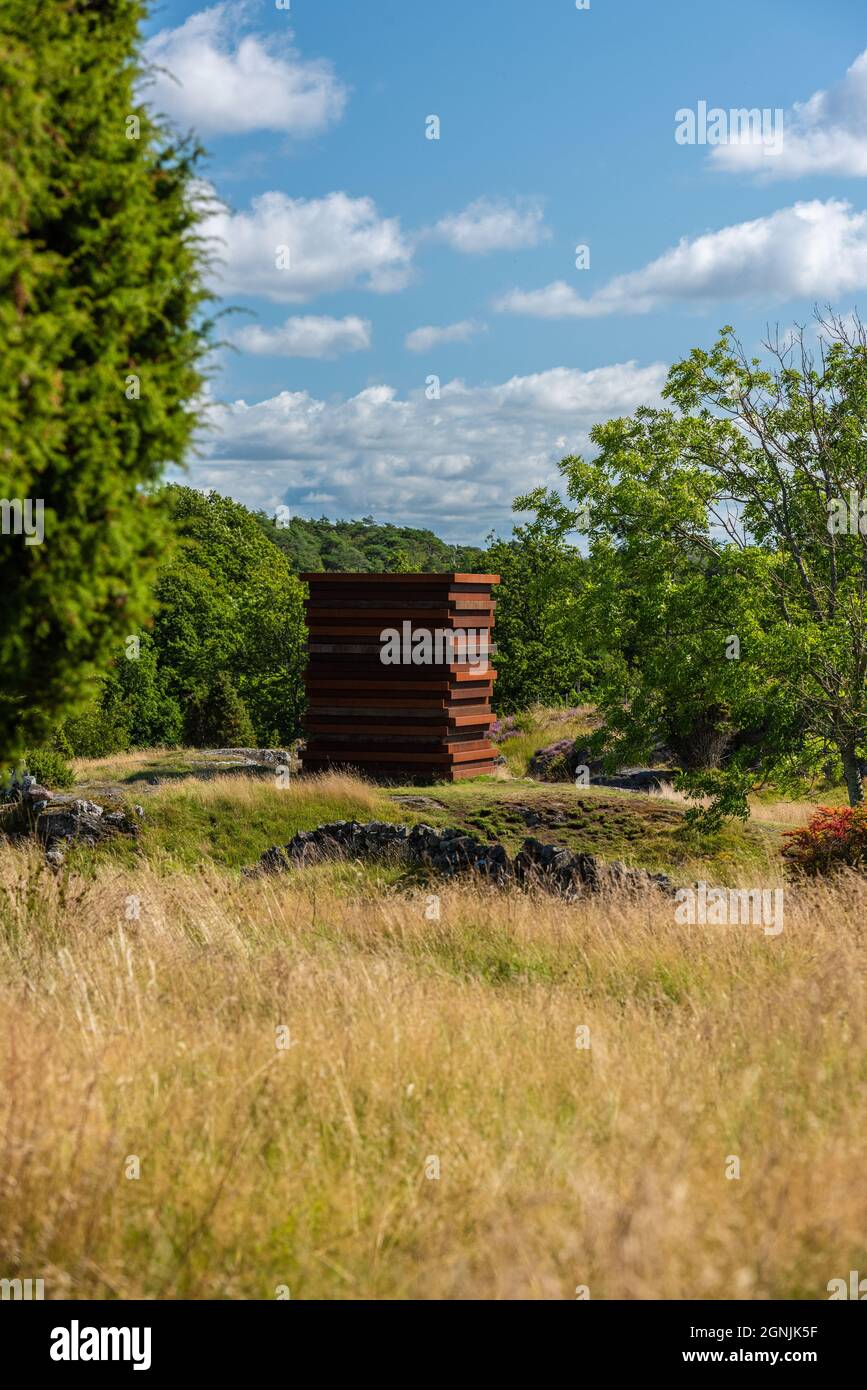 Tjörn, Sweden - August 19 2021: Moor Shadow Stack by Sean Scully at ...