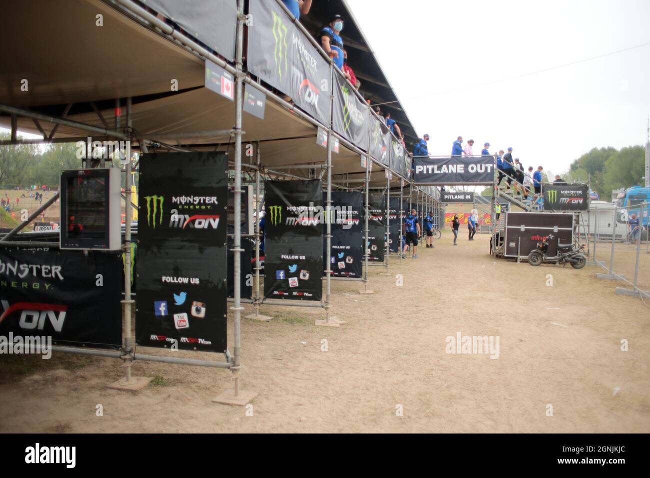 Team Box during the 2021 MXGP - Motocross of Nations, 2021, MXoN on ...